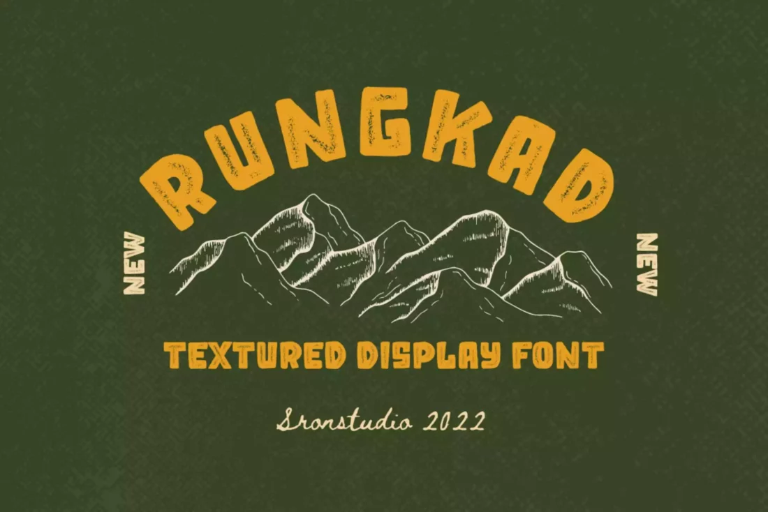 Rungkad Font | Design Shack