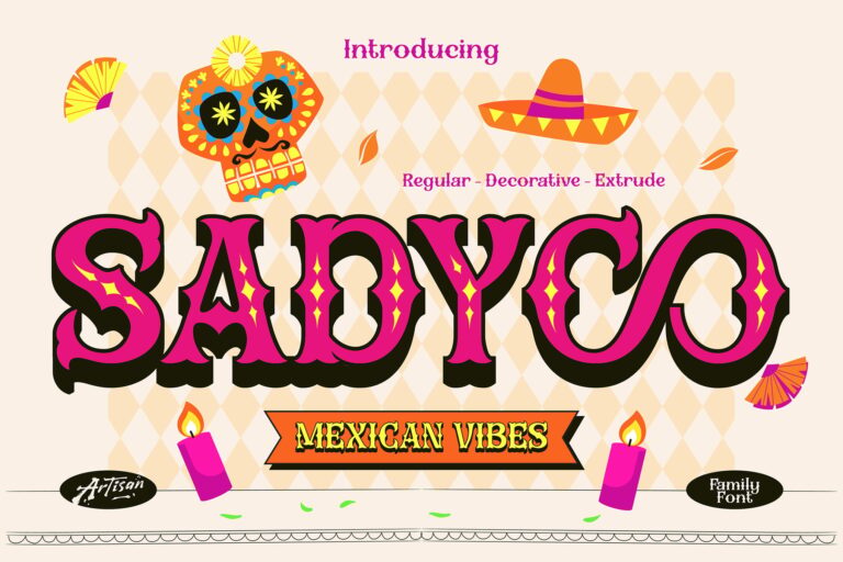 30+ Mexican Fonts (Fiesta, Hispanic, Latino + Cinco De Mayo Fonts ...