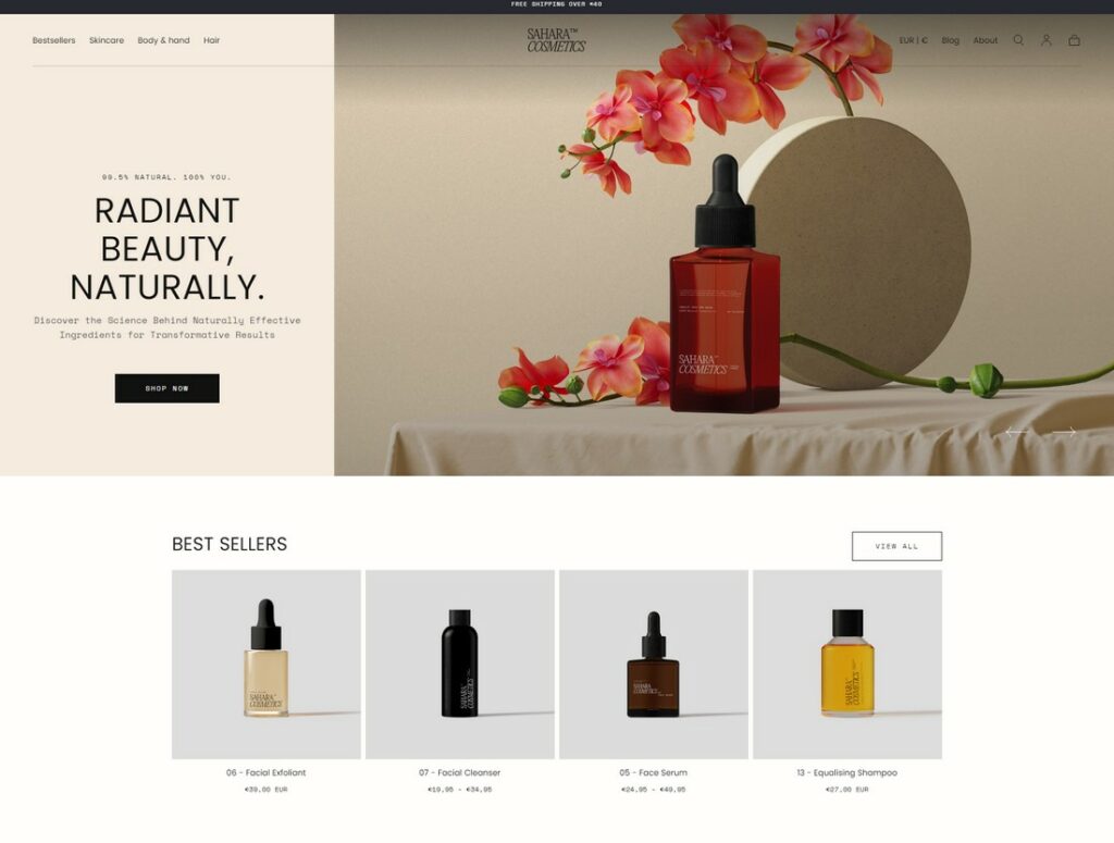 20+ Tema Shopify Konversi Terbaik (Pemuatan Cepat, Tema Premium ...