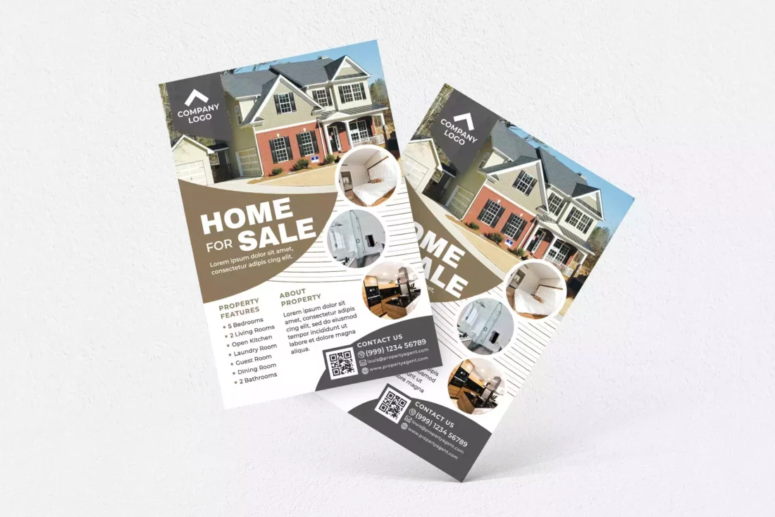 Minimal for Sale Flyer Template | Design Shack