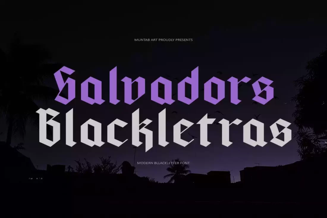 Salvadors Font | Design Shack
