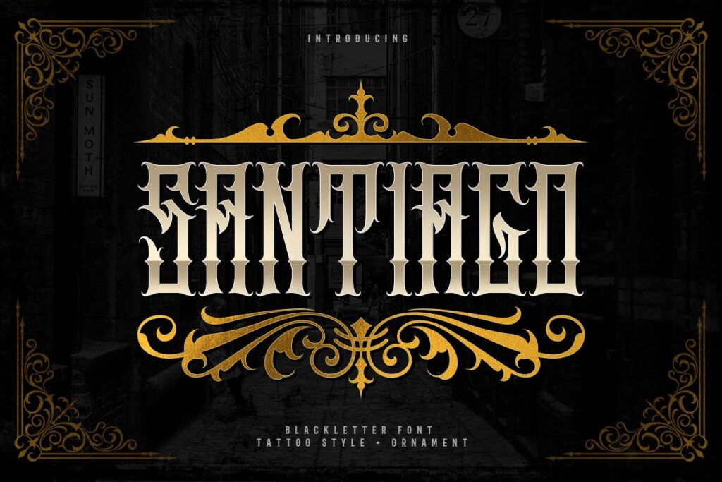 20+ Gangster Style Fonts (Old English + Tattoo Gangster Fonts) | Design ...