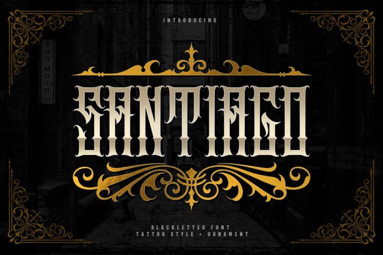 20+ Gangster Style Fonts (Old English + Tattoo Gangster Fonts) | Design ...