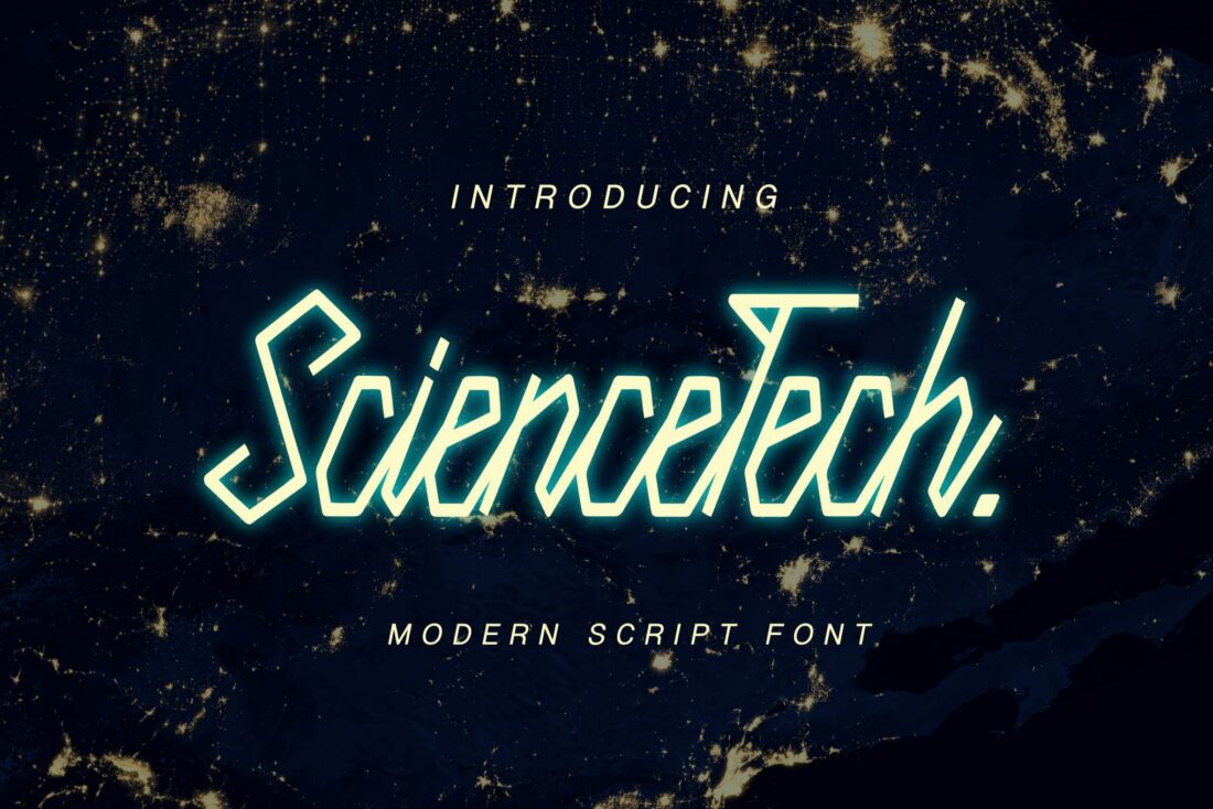 20+ Best Science Fonts for Futuristic & Science Fiction Designs ...
