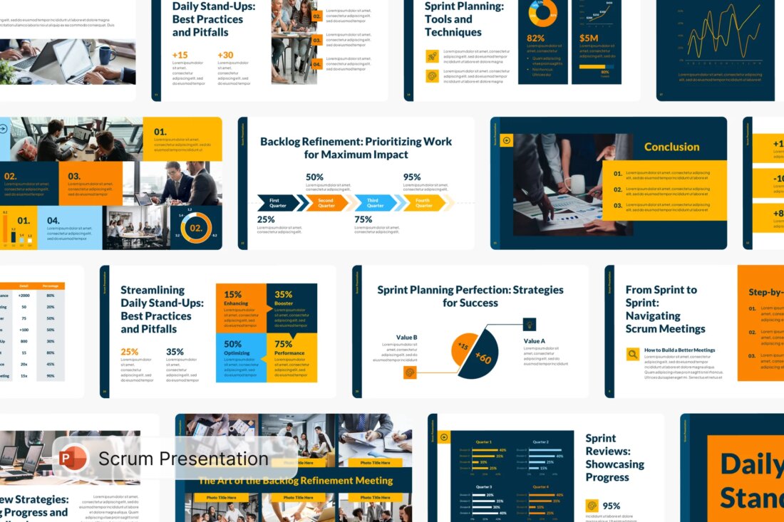20+ Best Agile & Scrum Presentation Templates
