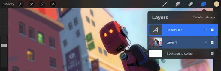 How To Select Merge And Delete Layers In Procreate Design Shack