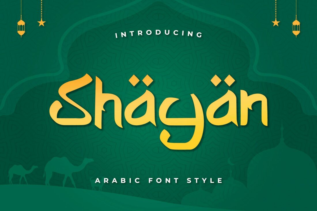 25+ Best Middle East & Arabic-Style Fonts (Free & Pro) - Shack Design