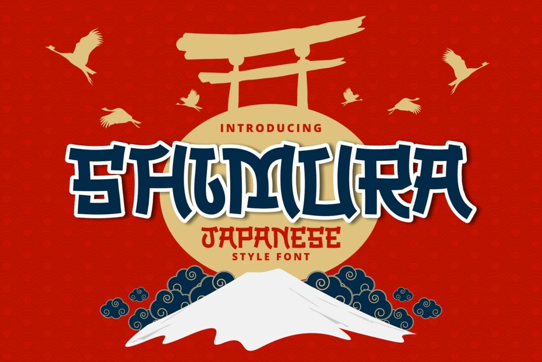 Shimura Japanese Style Font | Design Shack