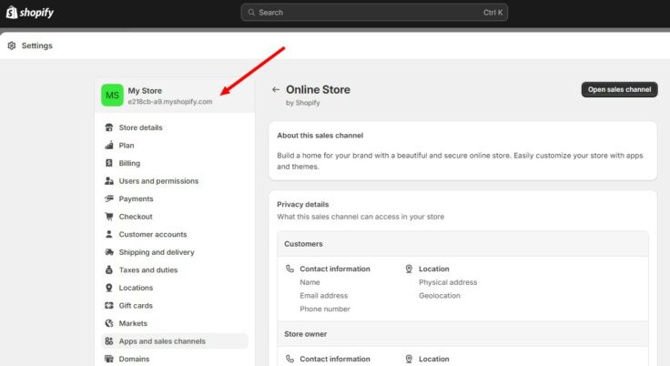 How to Find Your Shopify Store URL in 3 Easy Steps | Design Shack