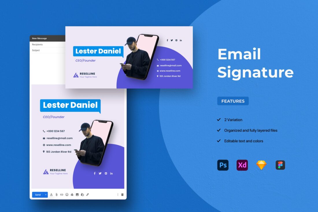 25+ Email Mockup Templates (Newsletters, Signatures, Marketing & More ...