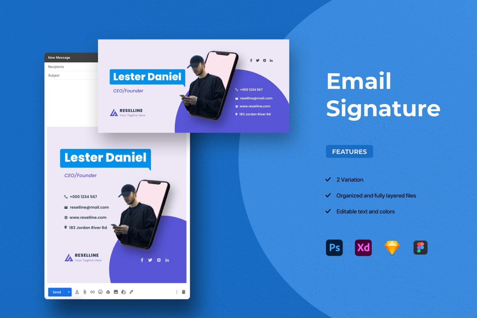 25+ Email Mockup Templates (Newsletters, Signatures, Marketing & More ...