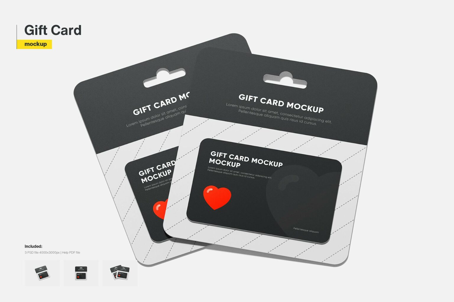 40+ Gift Card Mockup Templates (Free & Pro) | Design Shack