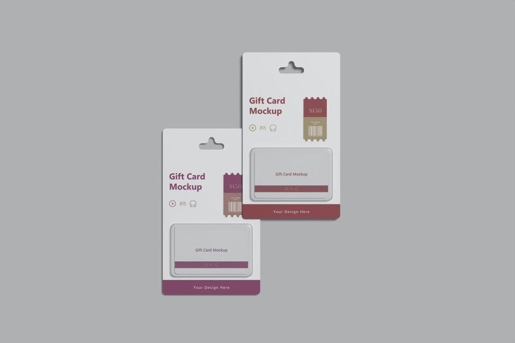 25+ Templat Mockup Kartu Hadiah (Gratis & Pro) - desainae.com