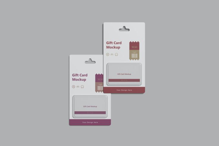 25+ Templat Mockup Kartu Hadiah (Gratis & Pro) - desainae.com