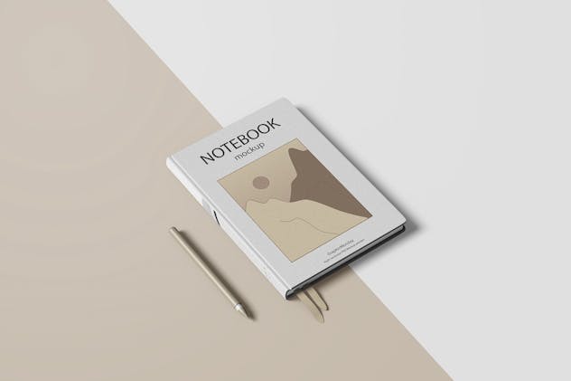 Simple Notebook Mockup PSD | Design Shack