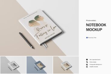25+ Notebook Mockup Templates (Spiral Notebooks + More) | Design Shack