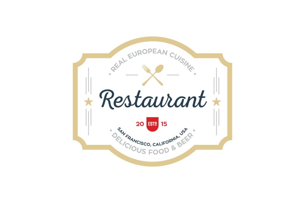 20+ Ide & Templat Logo Restoran Terbaik (Gratis & Pro) - desainae.com