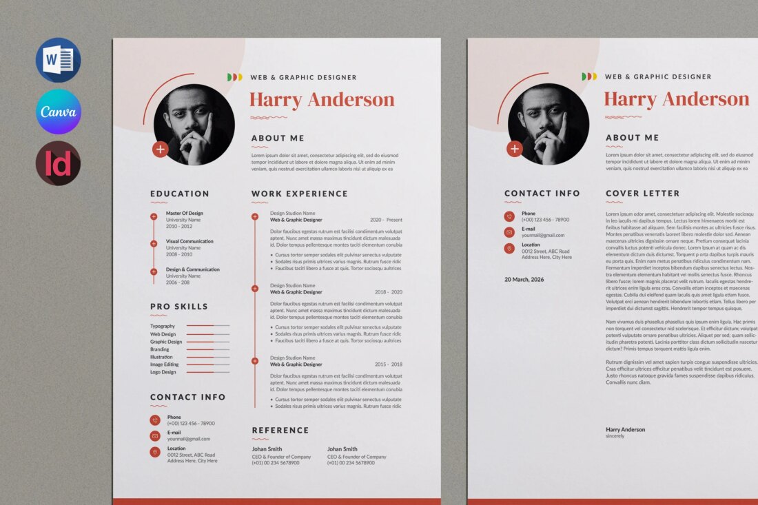 25+ Best Canva Resume & CV Templates | Design Shack