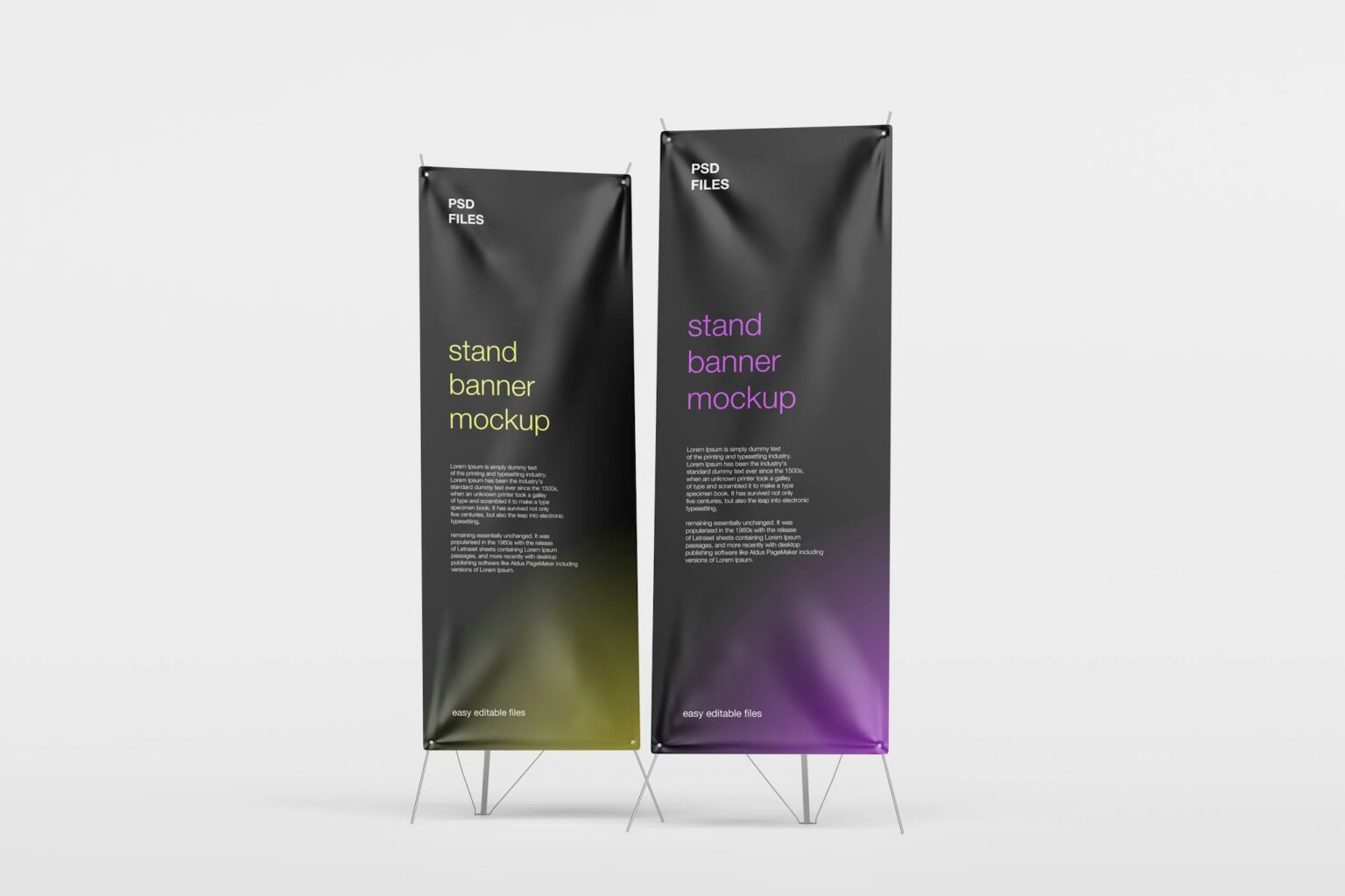 Simple Stand Banner Mockup | Design Shack