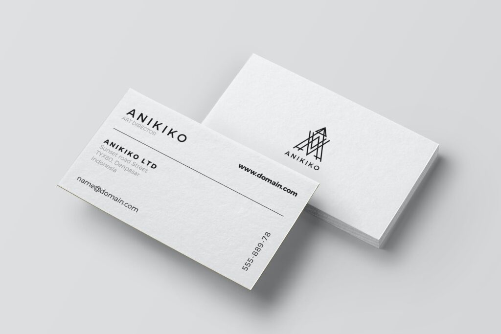 Simple Type Business Card | Design Shack