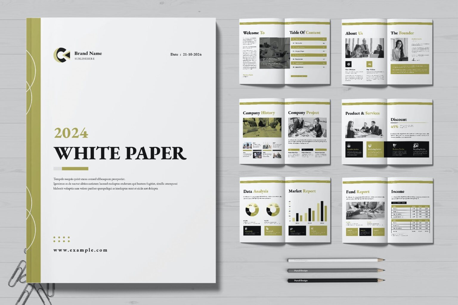 40+ Best White Paper Templates for Word & InDesign | Design Shack