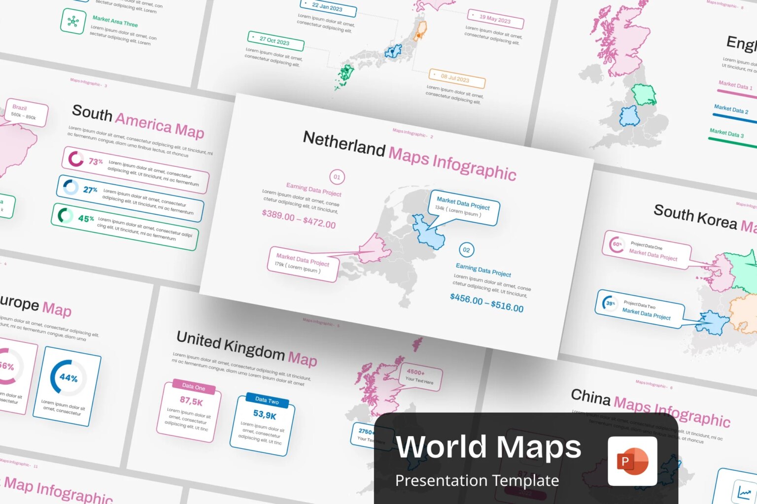20+ Best World Map Templates for Designers (Free & Pro) | Design Shack