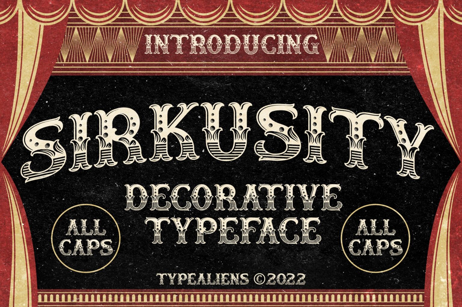 20+ Best Circus Fonts (Vintage + Modern Circus Letters) | Design Shack