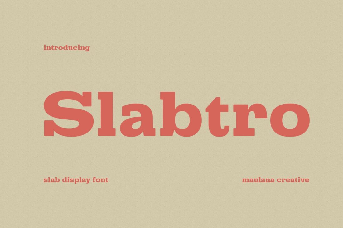90+ Best Slab Serif Fonts of 2025 | Design Shack