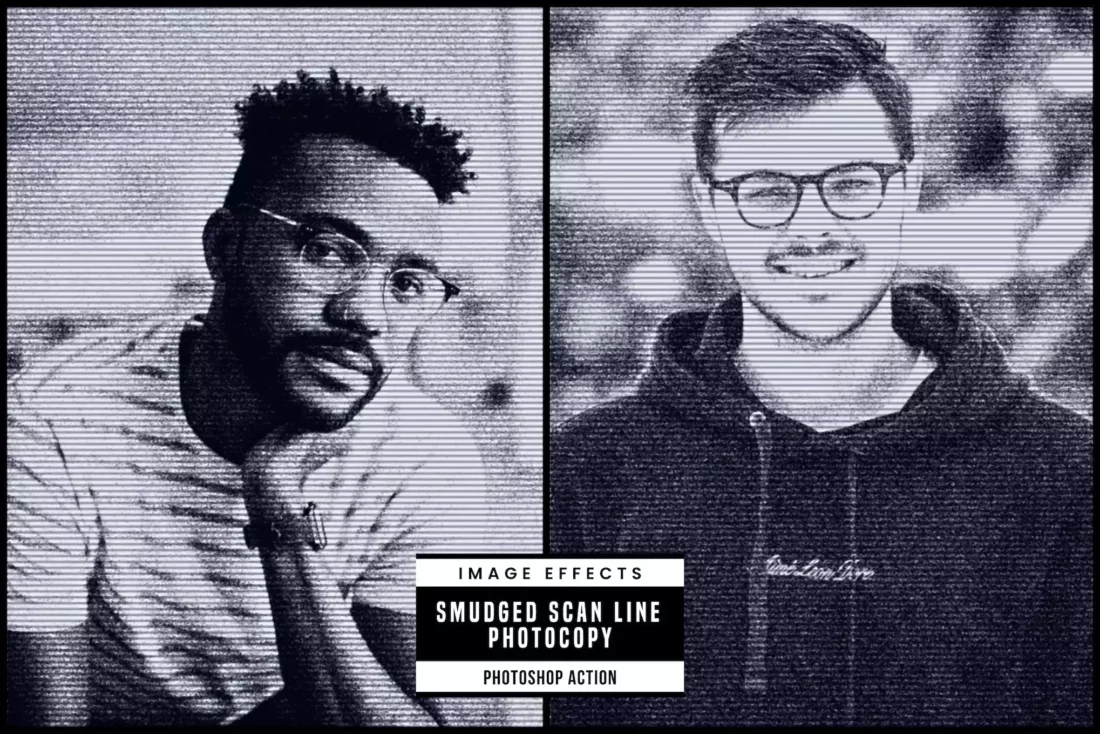 Smudged Scan Line Photocopy Effect | Design Shack