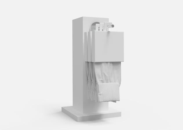 Socks Display Stand Mockup | Design Shack