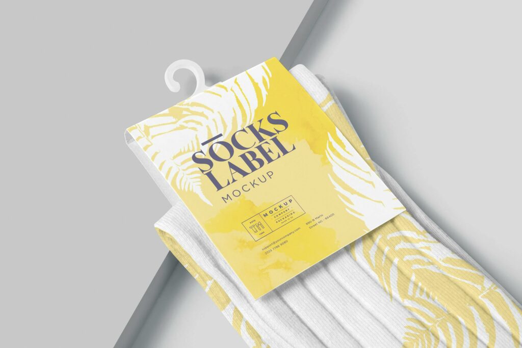 Socks Label Mockup Templates | Design Shack