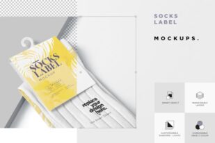Socks Label Mockup Templates | Design Shack