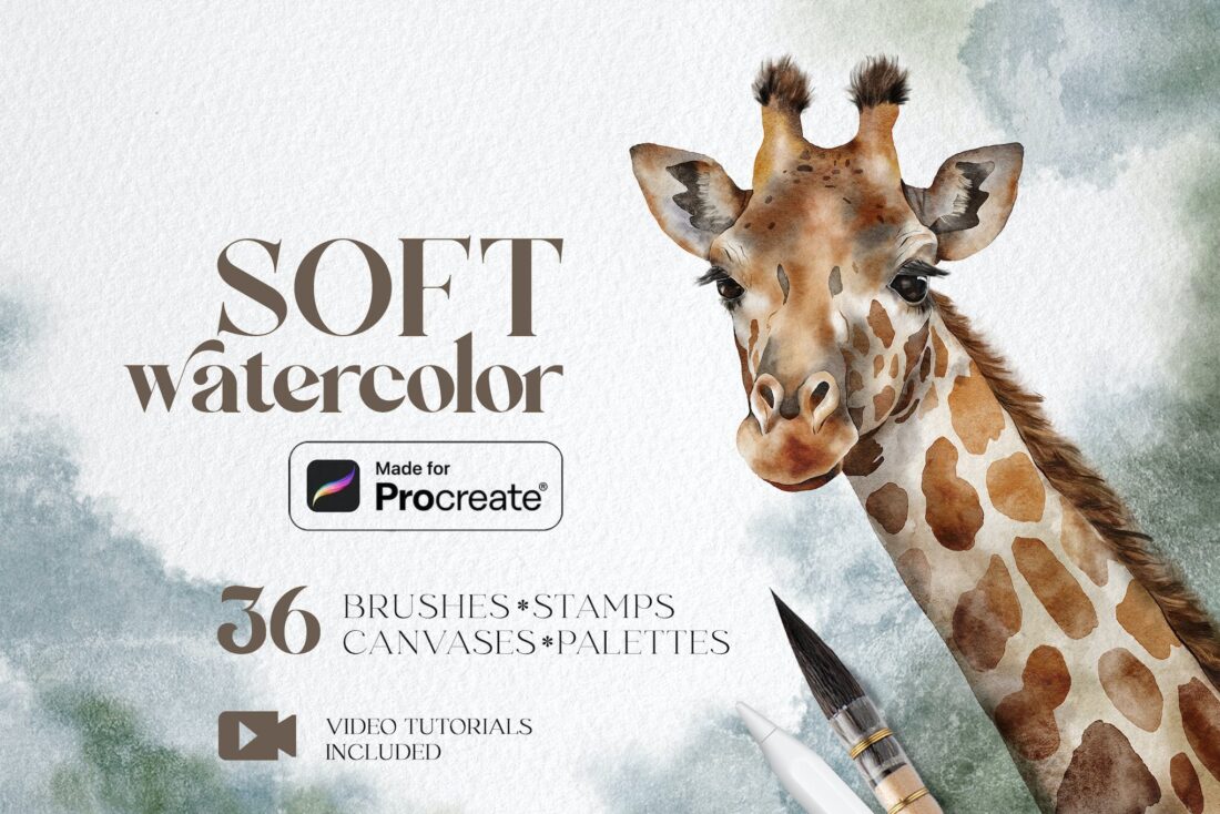 25+ Best Procreate Watercolor Brushes | Design Shack