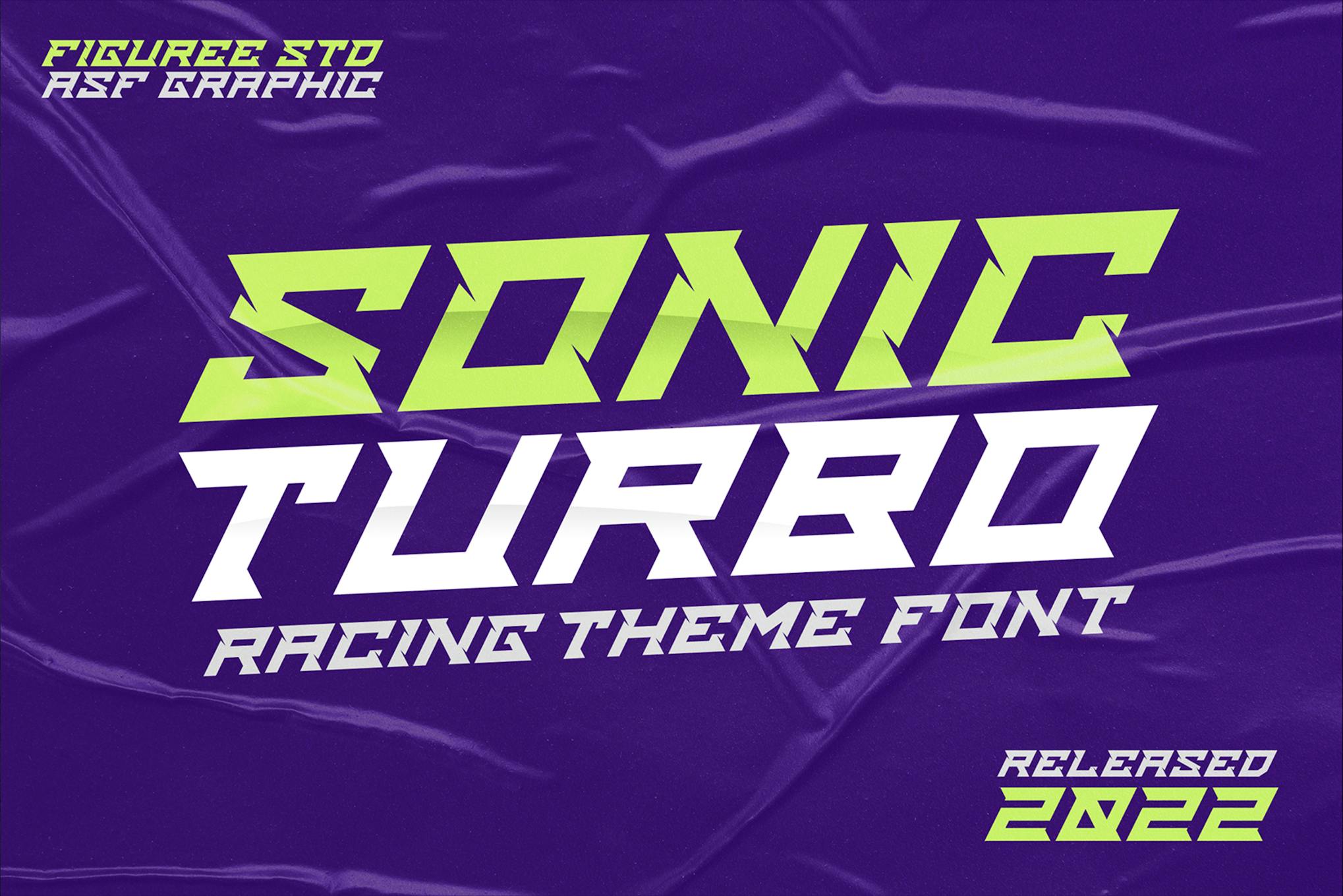 Sonic Turbo Font | Design Shack