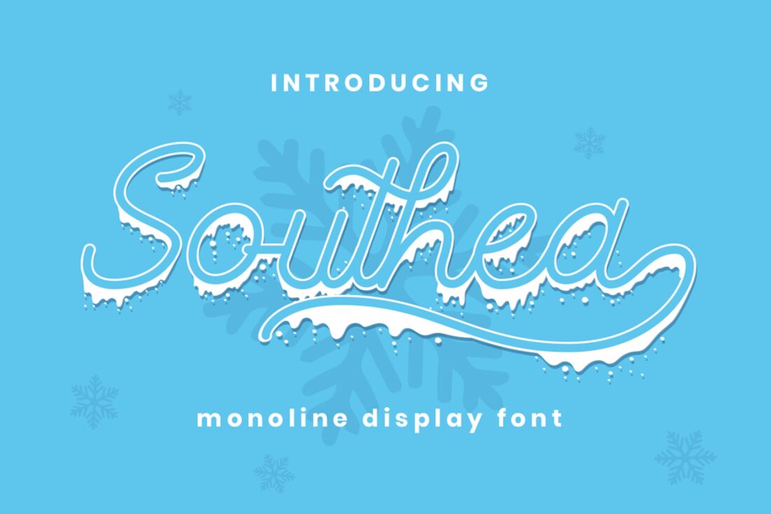 30+ Best Winter, Ice & Snow Fonts (Free & Pro) | Design Shack