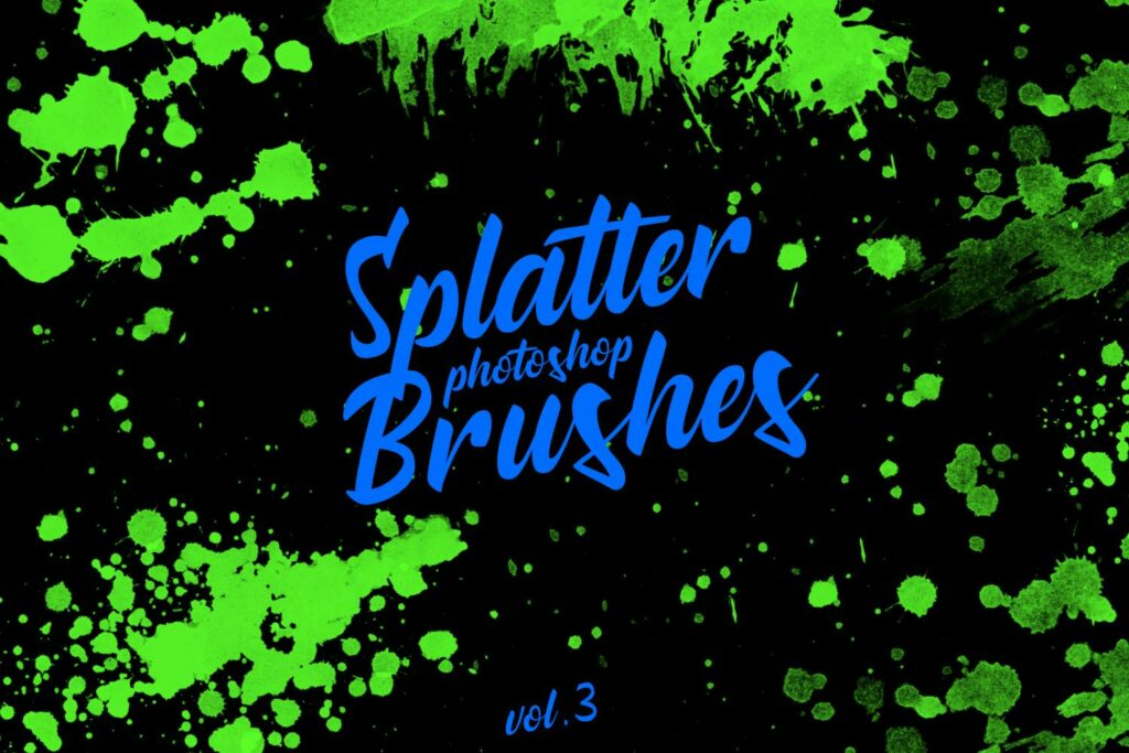 20+ Best Splat & Splatter Photoshop Brushes for Paint Splats | Design Shack