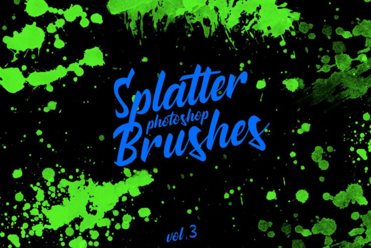 20+ Best Splat & Splatter Photoshop Brushes for Paint Splats | Design Shack