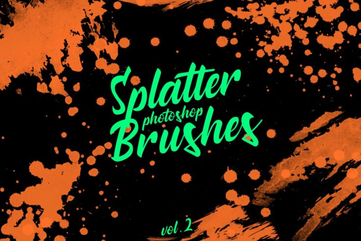 20+ Best Splat & Splatter Photoshop Brushes for Paint Splats | Design Shack