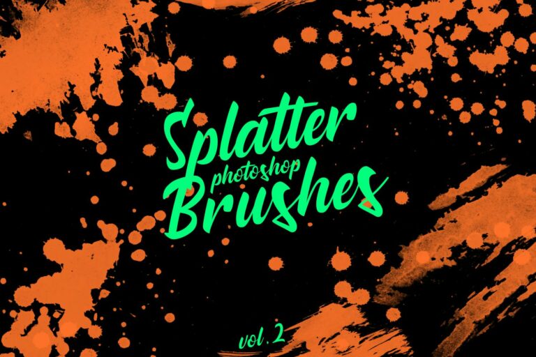 20+ Best Splat & Splatter Photoshop Brushes for Paint Splats | Design Shack