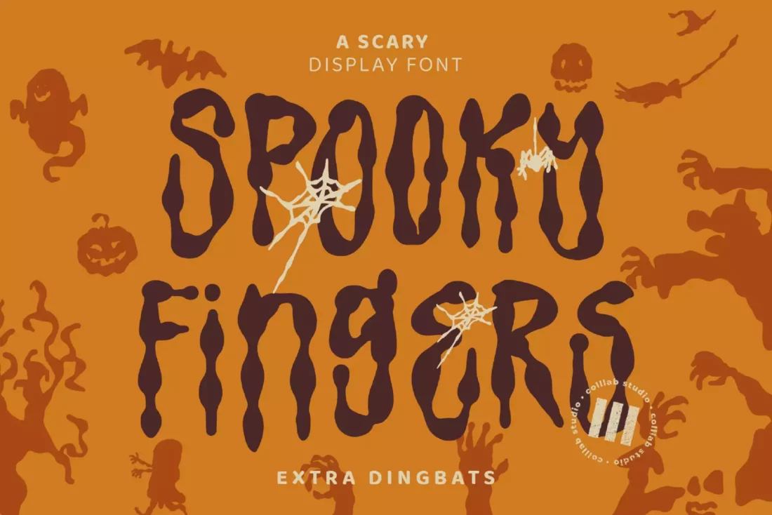 Spooky Finger Halloween Font | Design Shack