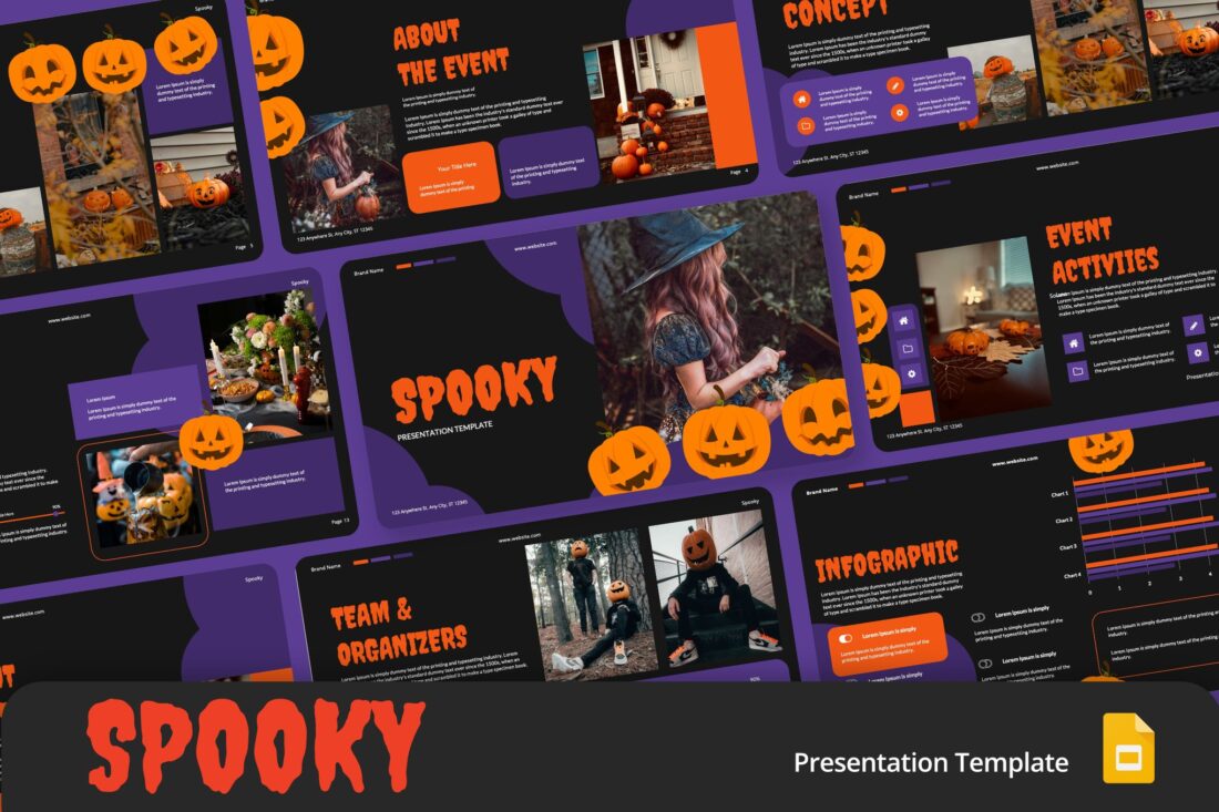 20+ Spooky Halloween Google Slides Templates & Themes | Design Shack