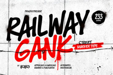 20+ Best Spray Paint Fonts (Stencil, Graffiti & More) | Design Shack