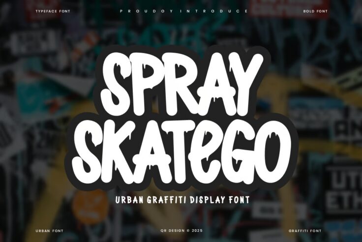 20+ Best Spray Paint Fonts (Stencil, Graffiti & More) | Design Shack