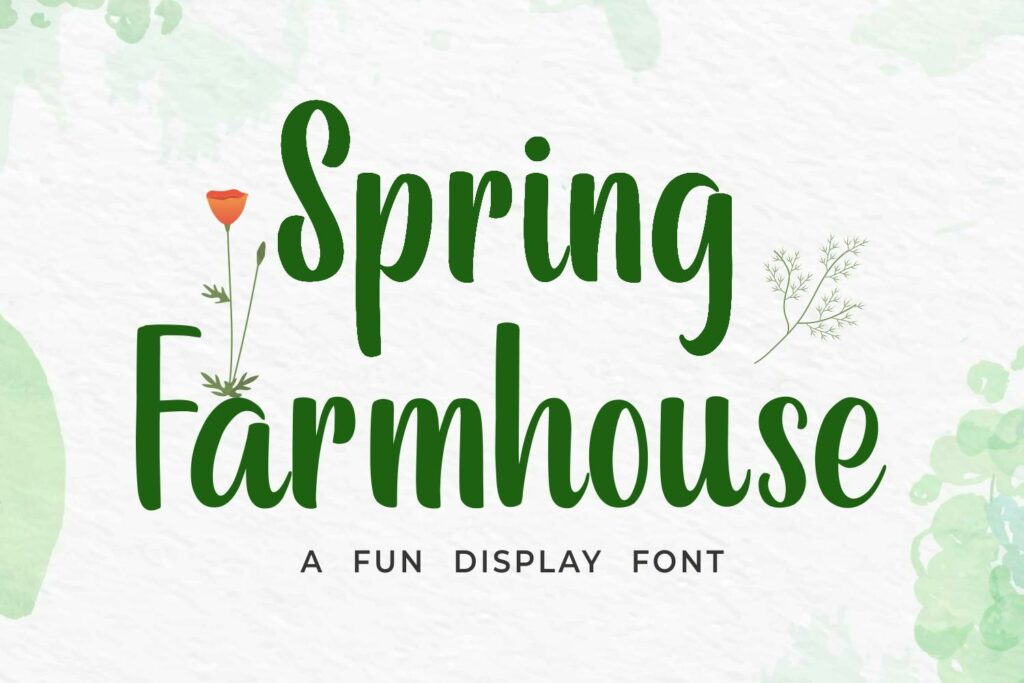40+ Best Spring Fonts (+ Spring Break Typefaces) | Design Shack
