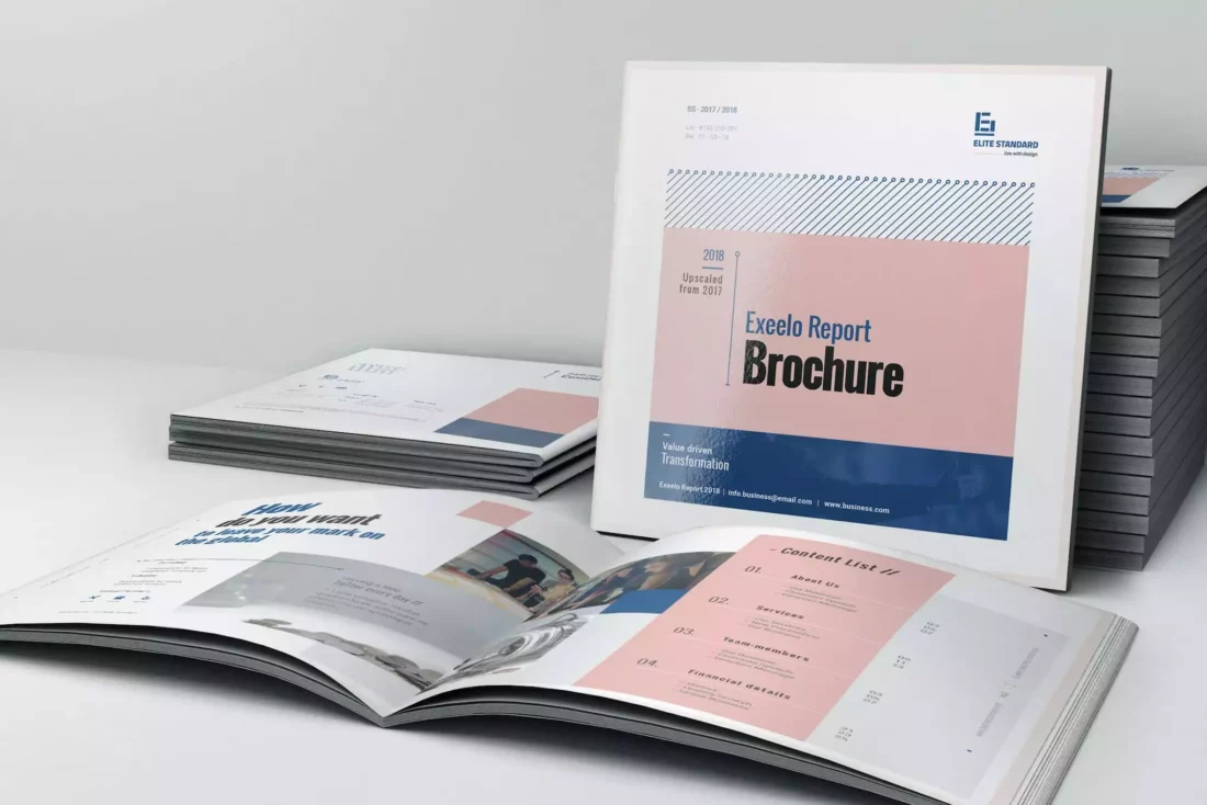 Square Annual Report Template | Design Shack