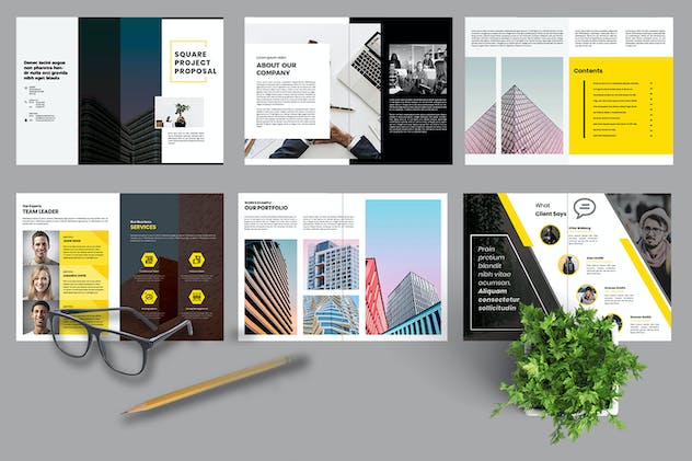 Square Project Proposal Template | Design Shack