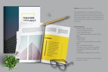 Square Project Proposal Template | Design Shack
