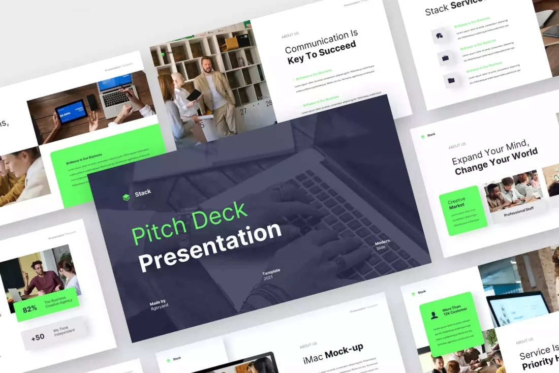 STACK Pitch Deck Template | Design Shack