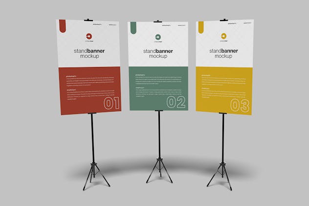 Stand Banner Mockup for Events | Design Shack