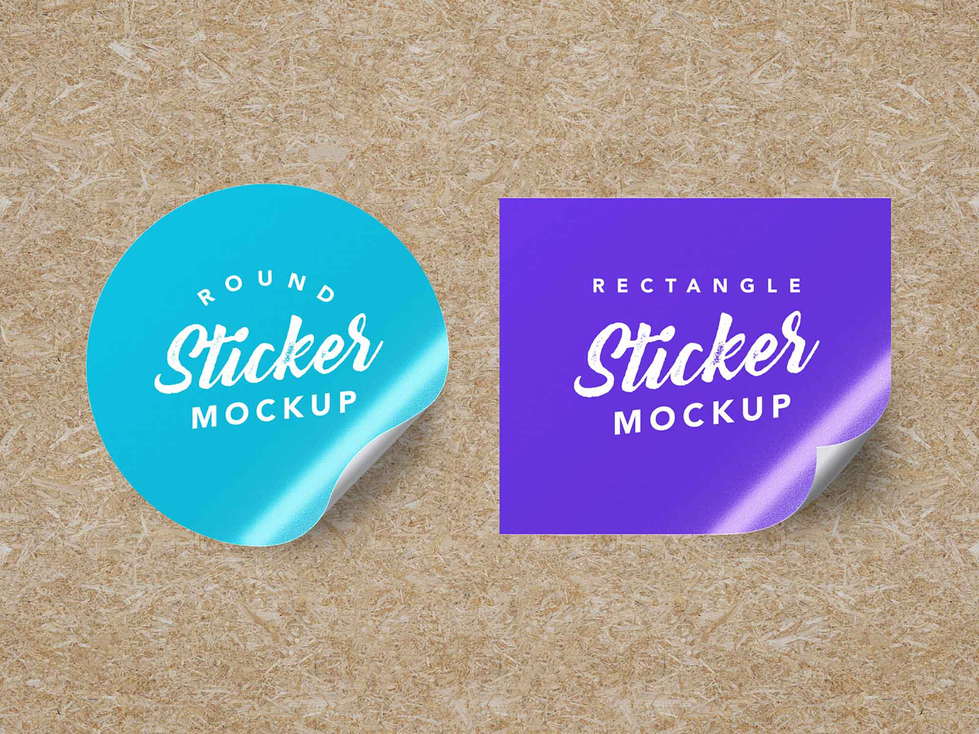 15+ Free Sticker Mockup Templates | Design Shack